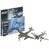 Revell Komplet za sklapanje borbenih aviona Me262 i P-51B Mustang 1:72 63711