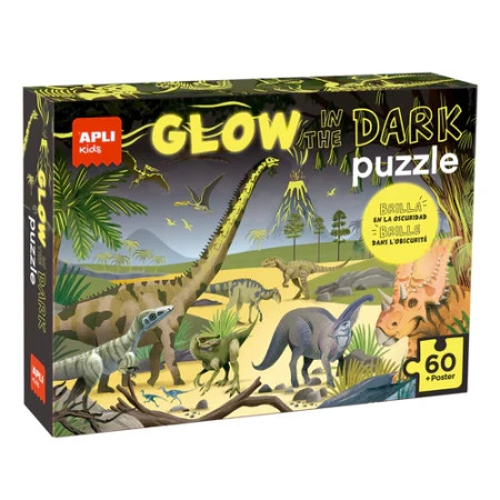 Apli puzzle koje svetle u mraku - dinosaurus ( 19435 )