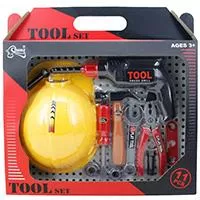 Tool Set - Kofer sa dečijim alatom, bušilicom i kacigom 50195