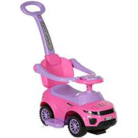 LORELLI Guralica za decu sa ručkom RIDE-ON Auto OFF ROAD + HANDLE Pink 10400030004