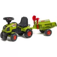 Falk Toys Dečji traktor sa prikolicom Guralica 1012C