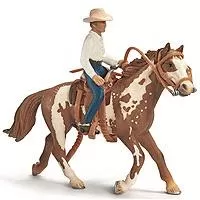 Schleich Domaće životinje - Garnitura za jahanje Western 40188