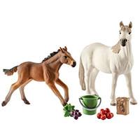 Schleich Figurice Domaće životinje - Konji - Mustang kobila i ždrebe 42390
