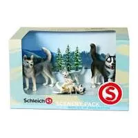 Schleich Domaće životinje - Haski -Set 41215