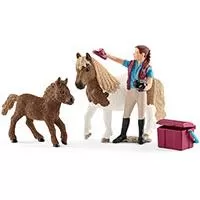 Schleich Figurice Domaće životinje - Konji - Timarenje ponija 42362