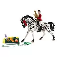 Schleich Figure - Konji - Knabštruper kobila pobednik takmičenja 41434