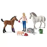 Schleich Figure Konji - Veterinar u obilasku konja 42486