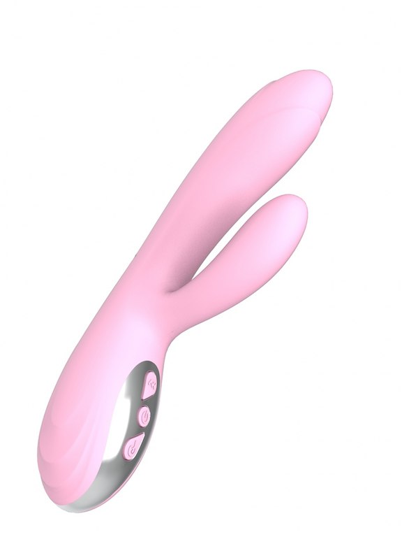 Vibrator sa dodatkom za klitoris