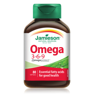 Jamieson Omega 3-6-9 1200 mg 80 kapsula