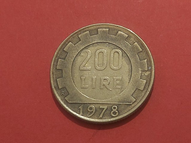 Italija  - 200 lire 1978 god