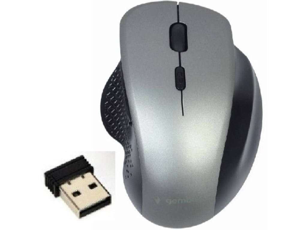 Gembird Bežični miš 2,4GHz optički USB 6-button 800-1600Dpi 112mm MUSW-6B-02-BG
