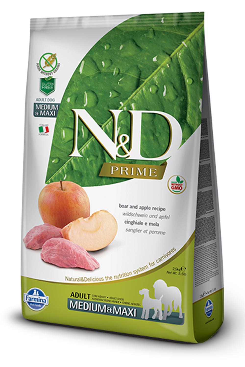 N&D PRIME BOAR&APPLE MEDIUM&MAXI