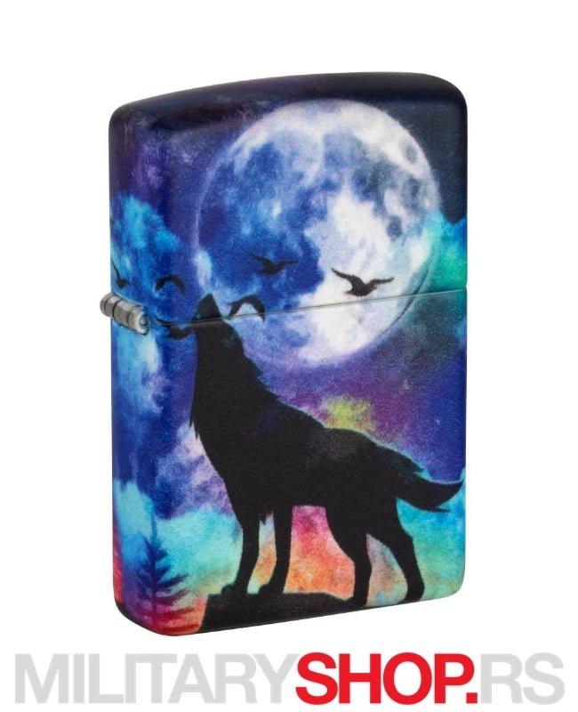 Zippo Upaljač Wolf Design Color 360