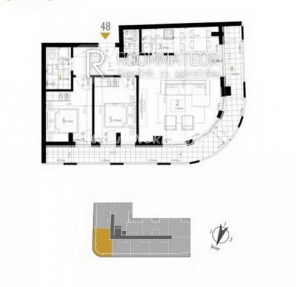 Trosoban stan na prodaju, 82m2, 160.800€