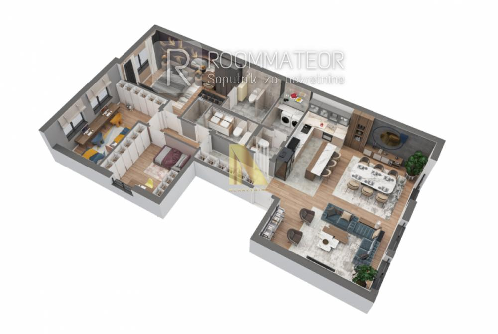 Četvorosoban stan na prodaju, 168m2, 532.500€