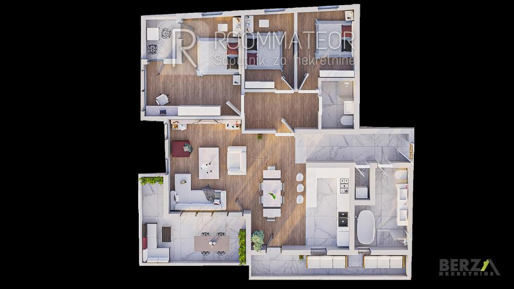 Četvorosoban stan na prodaju, 140m2, 275.500€
