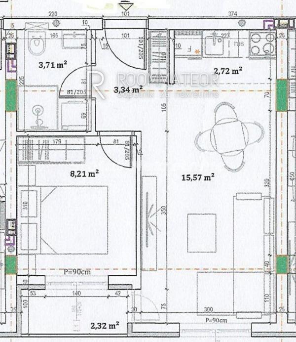 Jednoiposoban stan na prodaju, 36m2, 81.600€