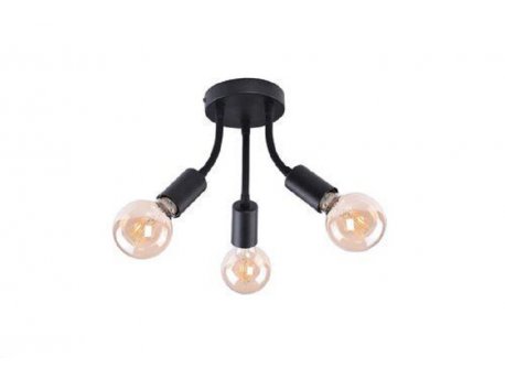 RABALUX Plafonjera Almus 3x60W crna 6808