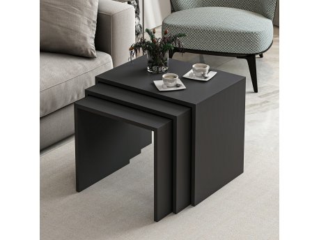 HANAH HOME Set stolova Alya Anthracite