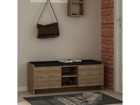 HANAH HOME Cipelarnik Zulla Dark Oak