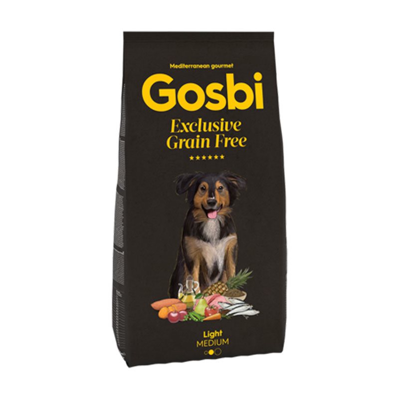 Gosbi exclusive grain free adult medium light 12kg