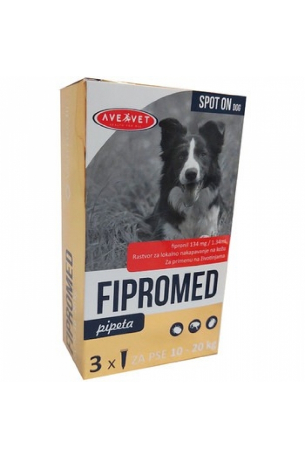 FIPROMED za pse 10-20kg
Šifra: 1028  JM: KOM