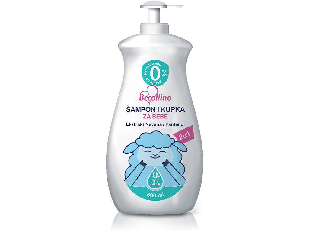 Becollino Šampon kupka za bebe 2u1 500ml
