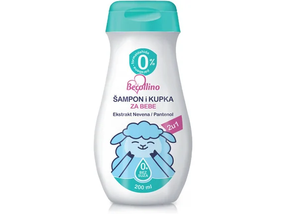 Becollino Šampon i kupka za bebe 2u1 200ml