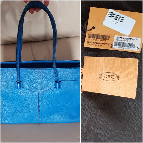 Tod's Mocassino Bag media torba, original