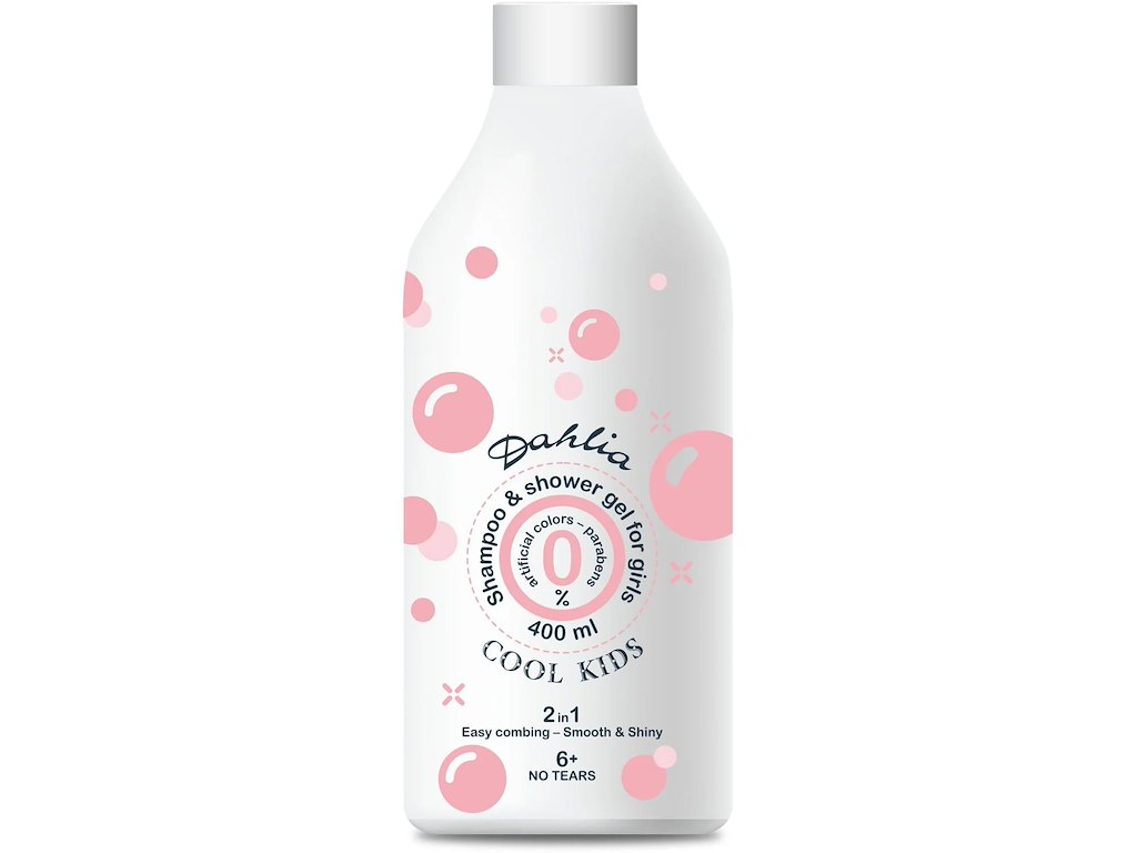 Cool Kids Šampon i gel za tuširanje za devojčice 2in1 400ml