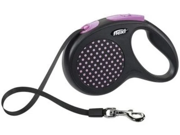 Flexi povodac za pse Design M Pink 5m traka