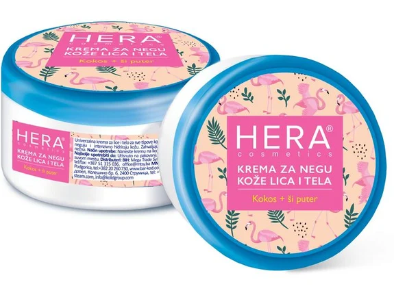 Hera Krema za lice i telo kokos i ši puter 200ml