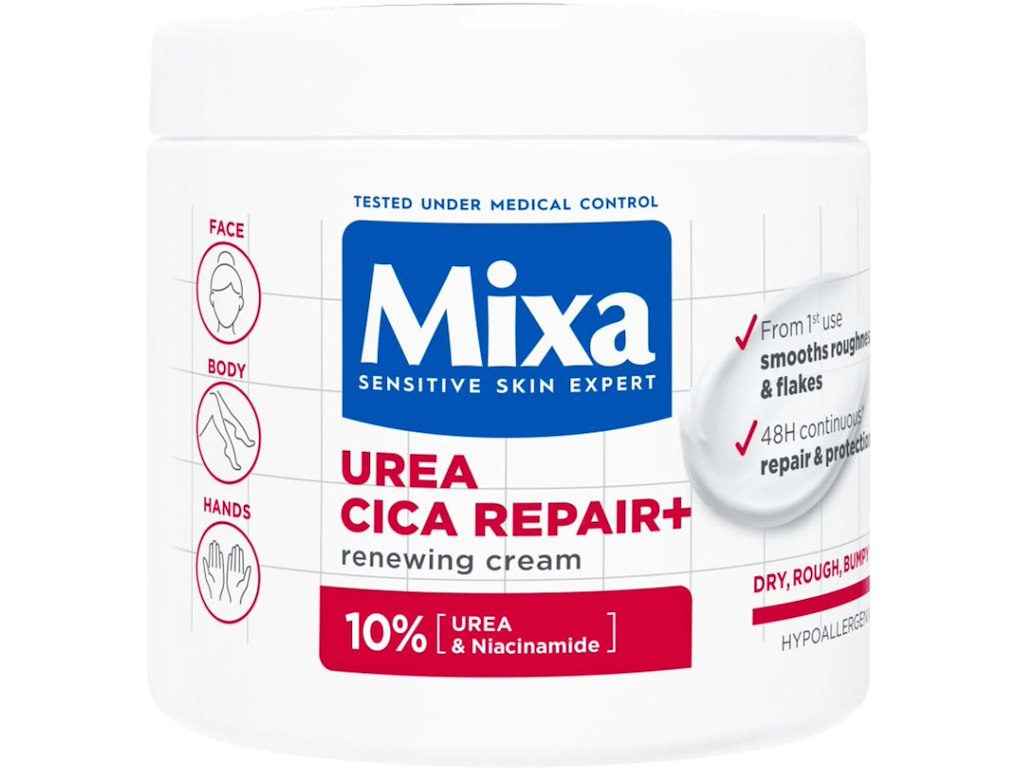 Mixa Obnavljajuća krema za suvu kožu Urea Cica Repair 400ml