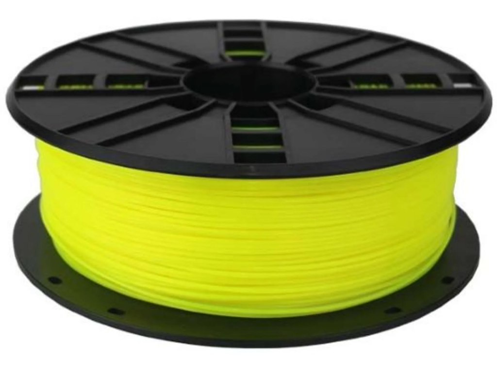 Gembird PLA Filament za 3D štampač 1.75mm, kotur 1kg Fluorescent Yellow 3DP-PLA1.75-01-FY