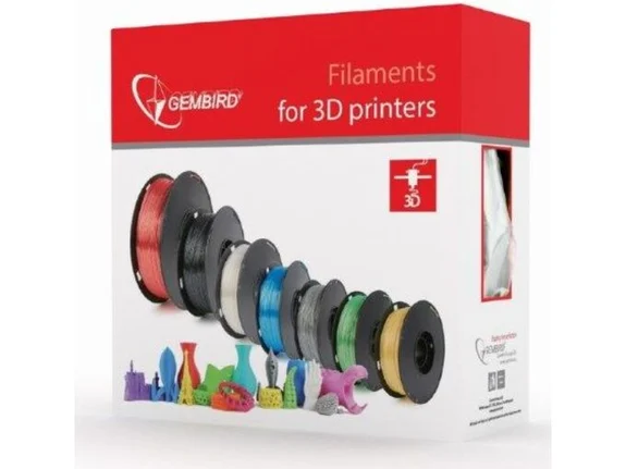 Gembird PLA Filament za 3D štampač 1,75mm kotur 1kg 3DP-PLA1.75-01-S