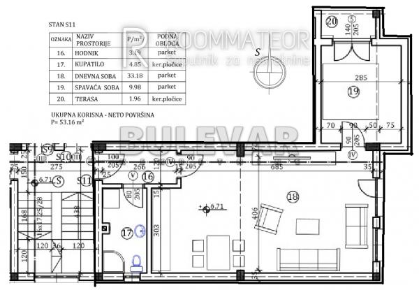 Durmitorska, Jednoiposoban stan na prodaju, 53m2, 82.200€