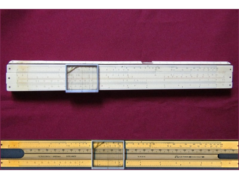 Logaritamski Lenjir,AW Faber-Castell DRGM Nirnberg 1/87