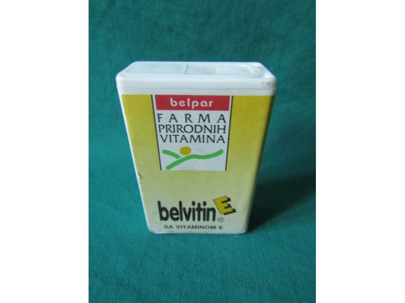 EX YU Kutija Vitamina - Belvitin E - Belpar, Paraćin