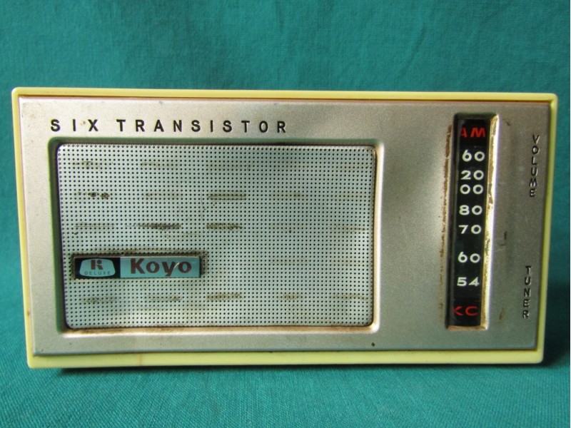 Stari Radio Koyo Deluxe Six Transistor Tranzistor Japan