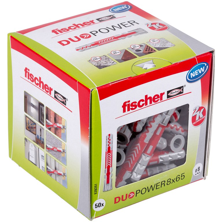 Fischer DuoPower 8x65 50kom