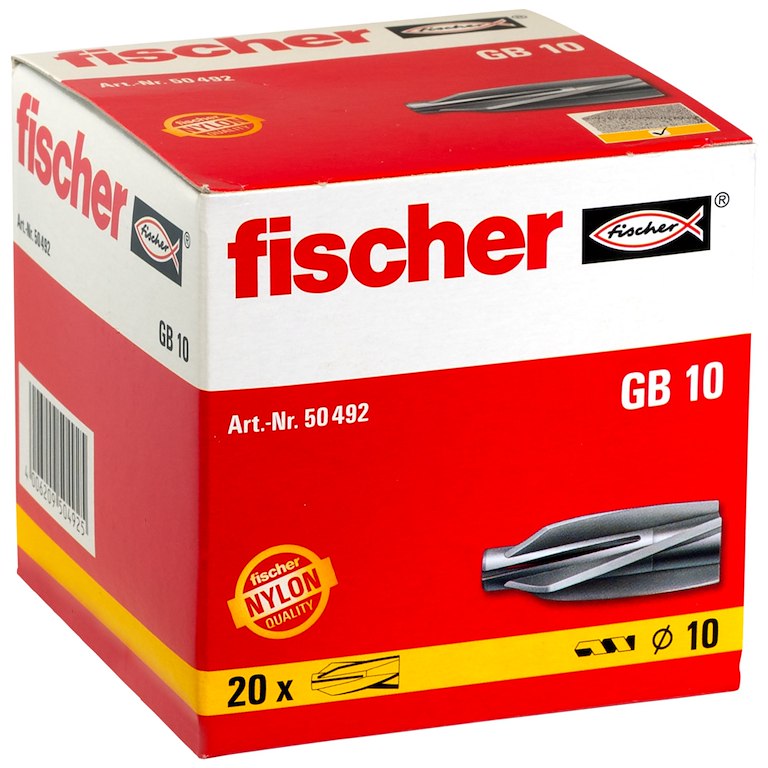 Fischer tipl za gas beton GB 10
