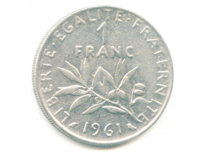 Francuska 1 franc 1961