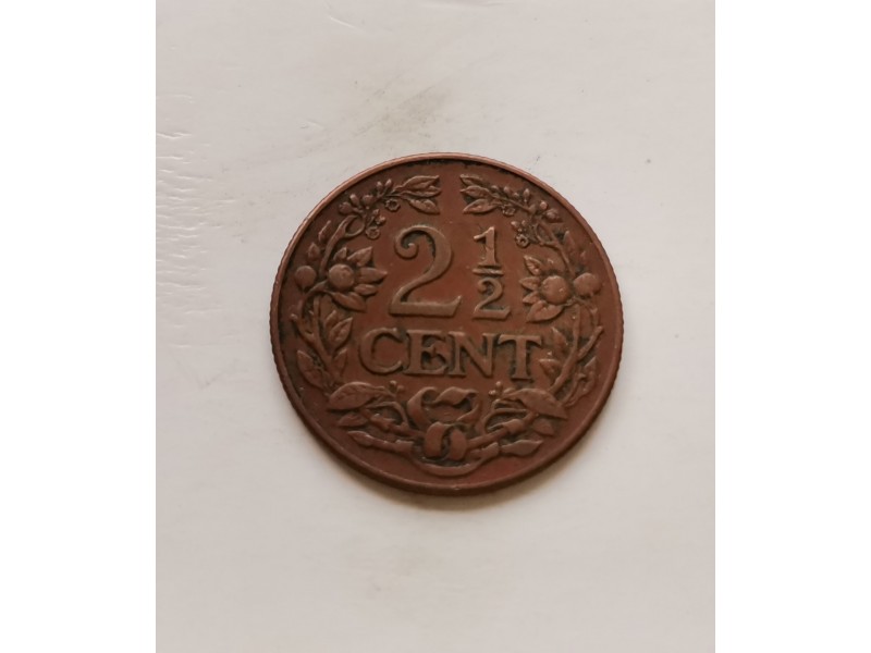 2 1/2 cent 1944 D Curacao