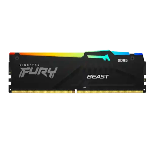 Memorija DDR5 8GB 5200MHz Kingston Fury Beast RGB KF552C40BBA-8