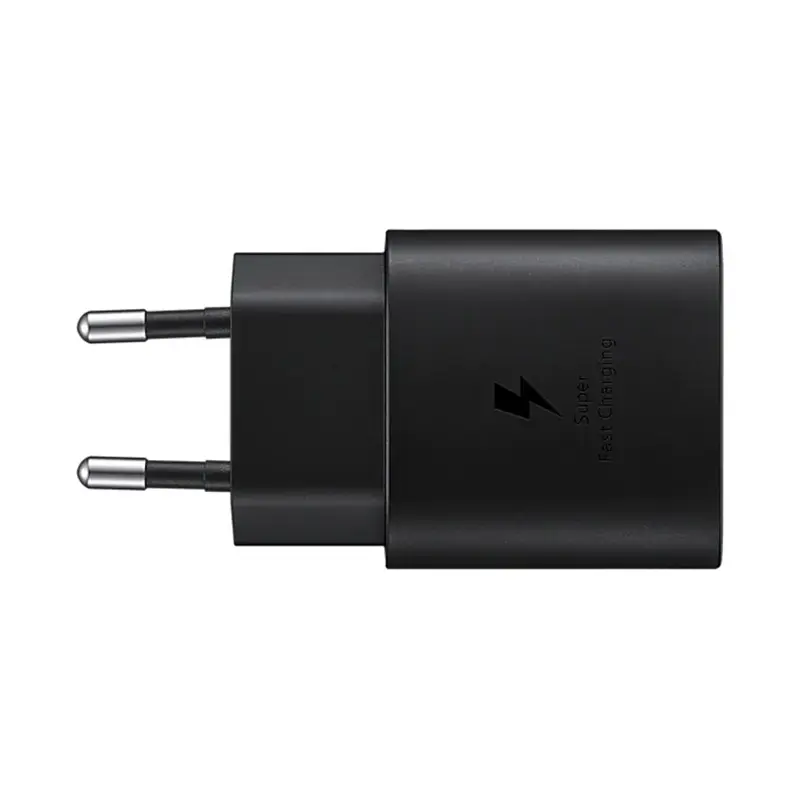 Kućni punjač Fast charge, PD USB-C, 20W, Za Samsung, Crni