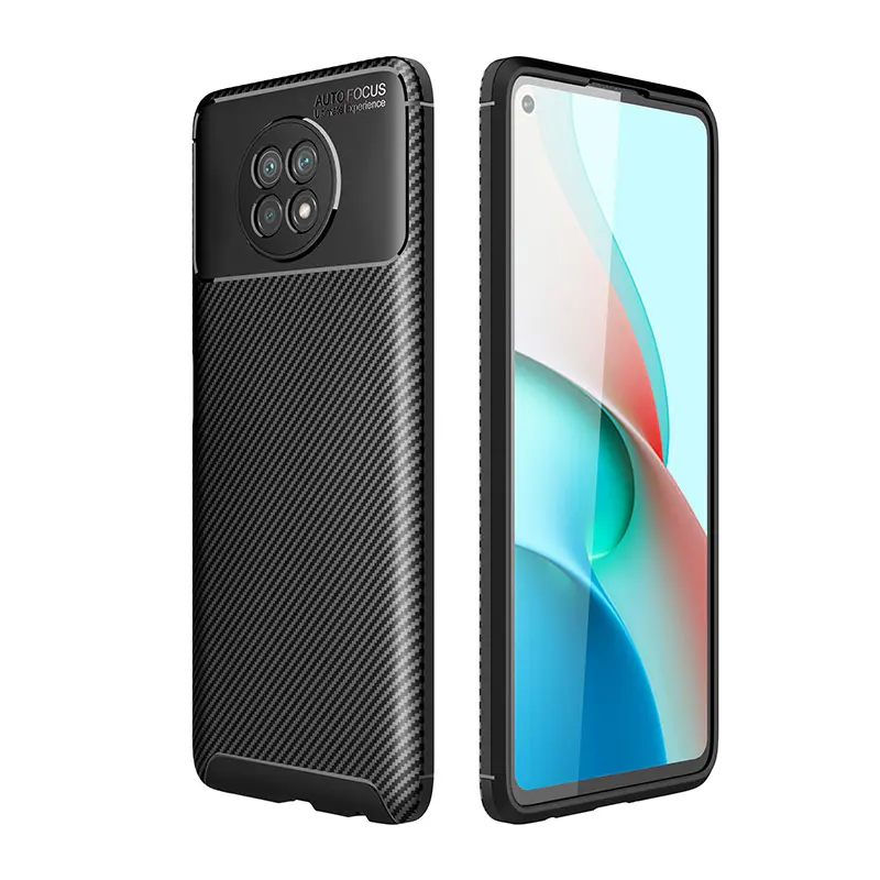 Carbon Defender Maska za telefon Redmi Note 9T, Crna