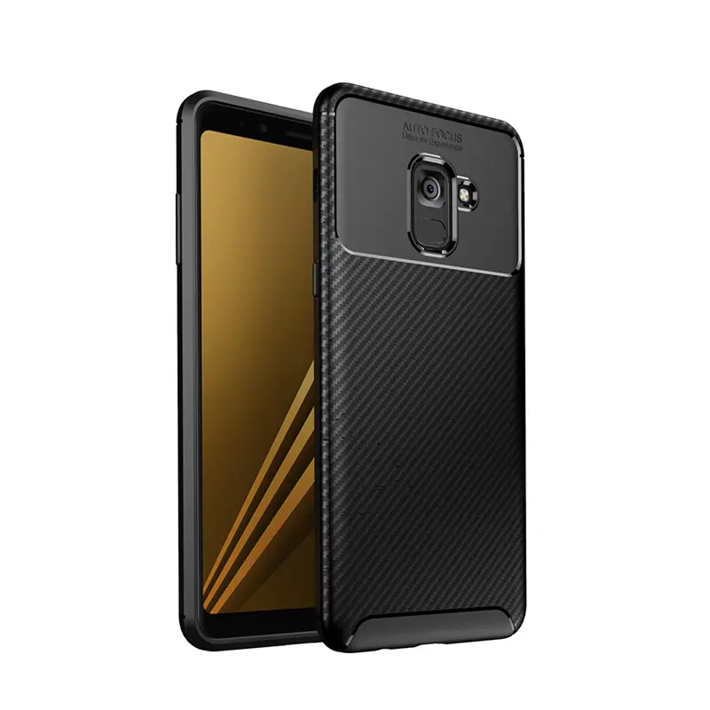 Carbon Defender Maska za telefon A8 Plus/ A730F (2018), Crna