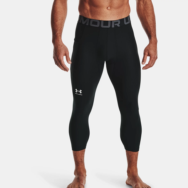 HEATGEAR 3/4 LEGGINGS 'BLACK'