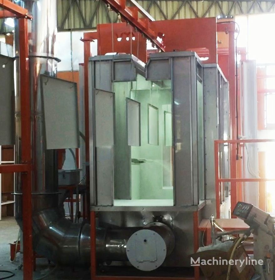 Nova VOGAMAKINA automated cyclone type powder coating booth oprema za plastifikaciju metala