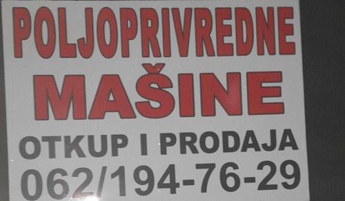 OTKUP I PRODAJA POLJOPRIVREDNIH MASINA